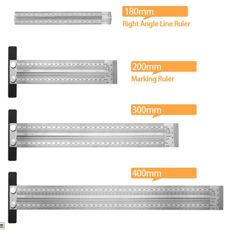 High-Precision-Scale-Ruler-T-Type-Hole-Ruler-Stainless-Woodworking ...
