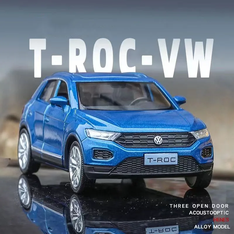 1-36-T-ROC-SUV-Alloy-Car-Model-Die-cast-Metal-Mini-Vehicle-High ...