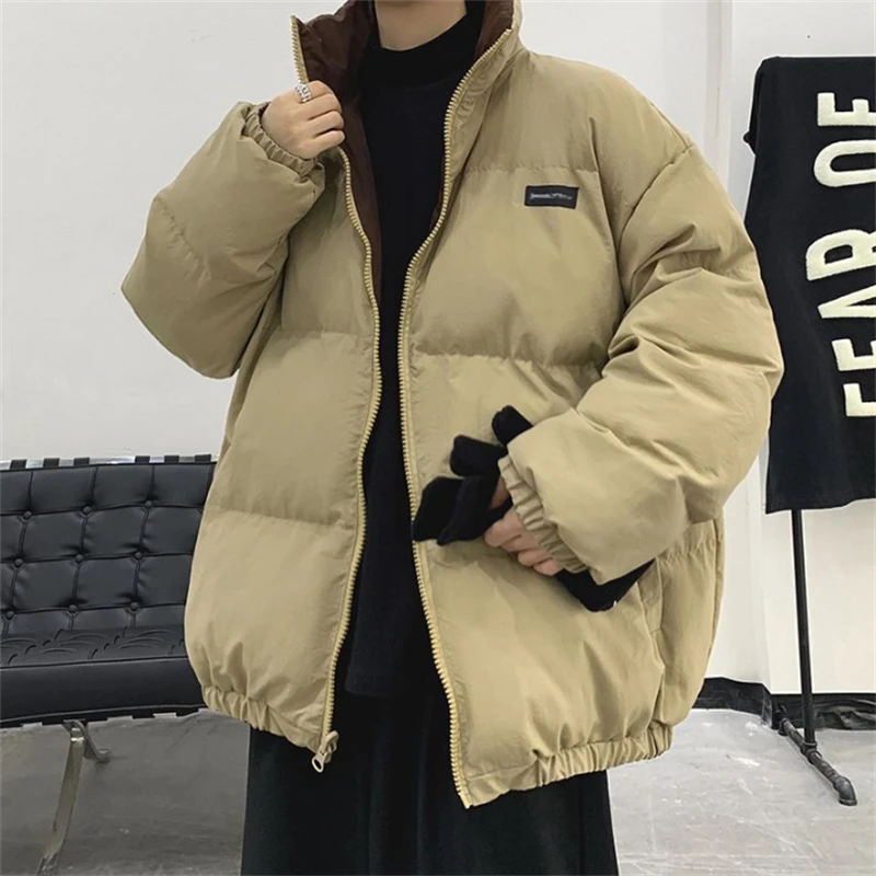 New-Stand-Collars-Jacket-Coat-Men-Autumn-Winter-Cotton-Coats-Thicken ...