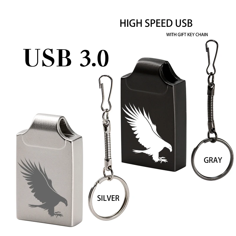 Metal USB 3.0 True Capacity Pen Drive Flash Drives Free Custom 64GB ...