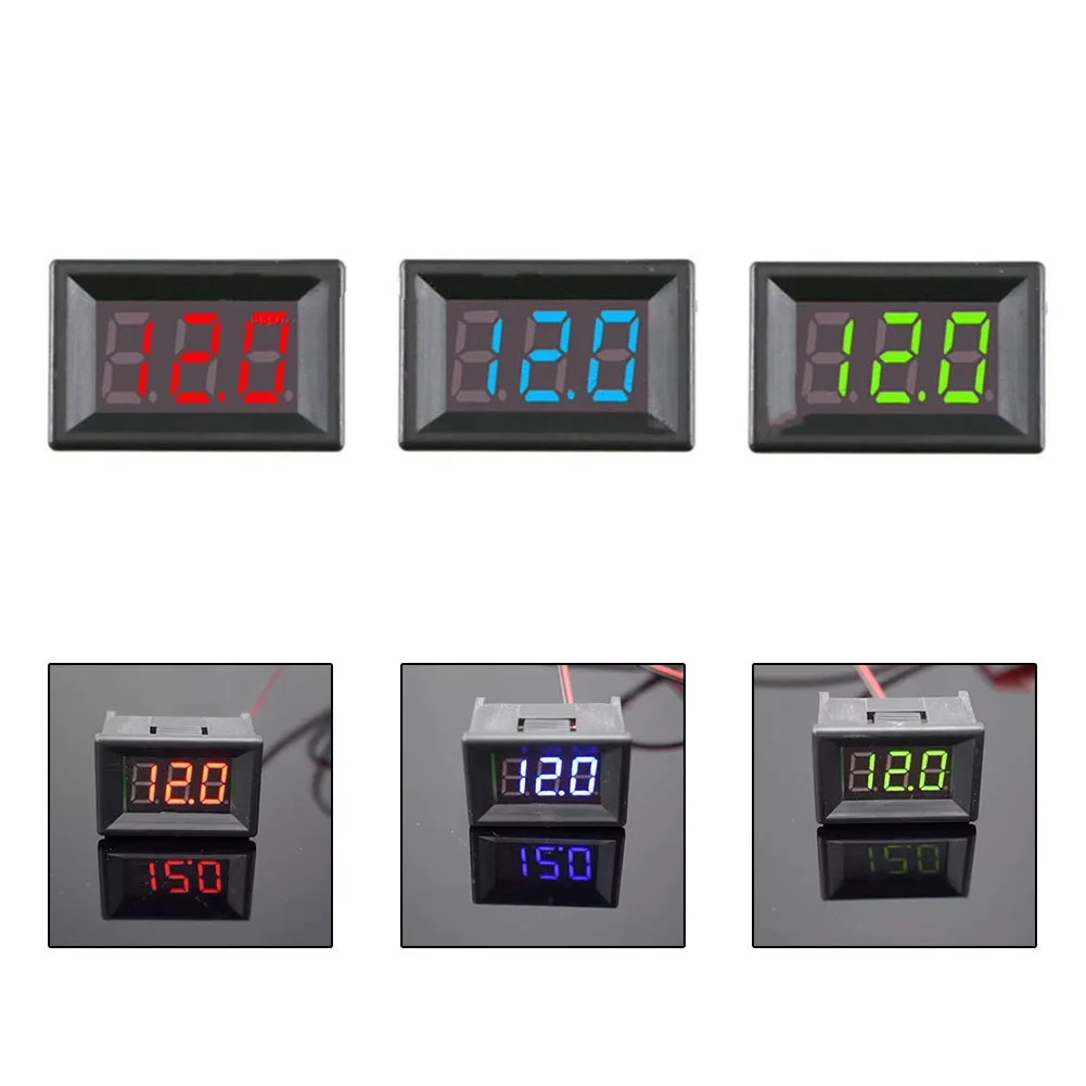 Mini-0-36Inch-DC-3-30V-3-Wire-Digital-LED-Display-Voltage-Meter ...