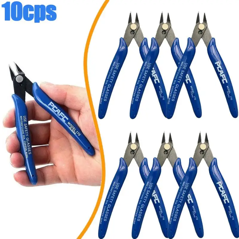 1/3/5/7/10pcs 170 Clamp DIY Electronic Diagonal Pliers Side Cutting ...