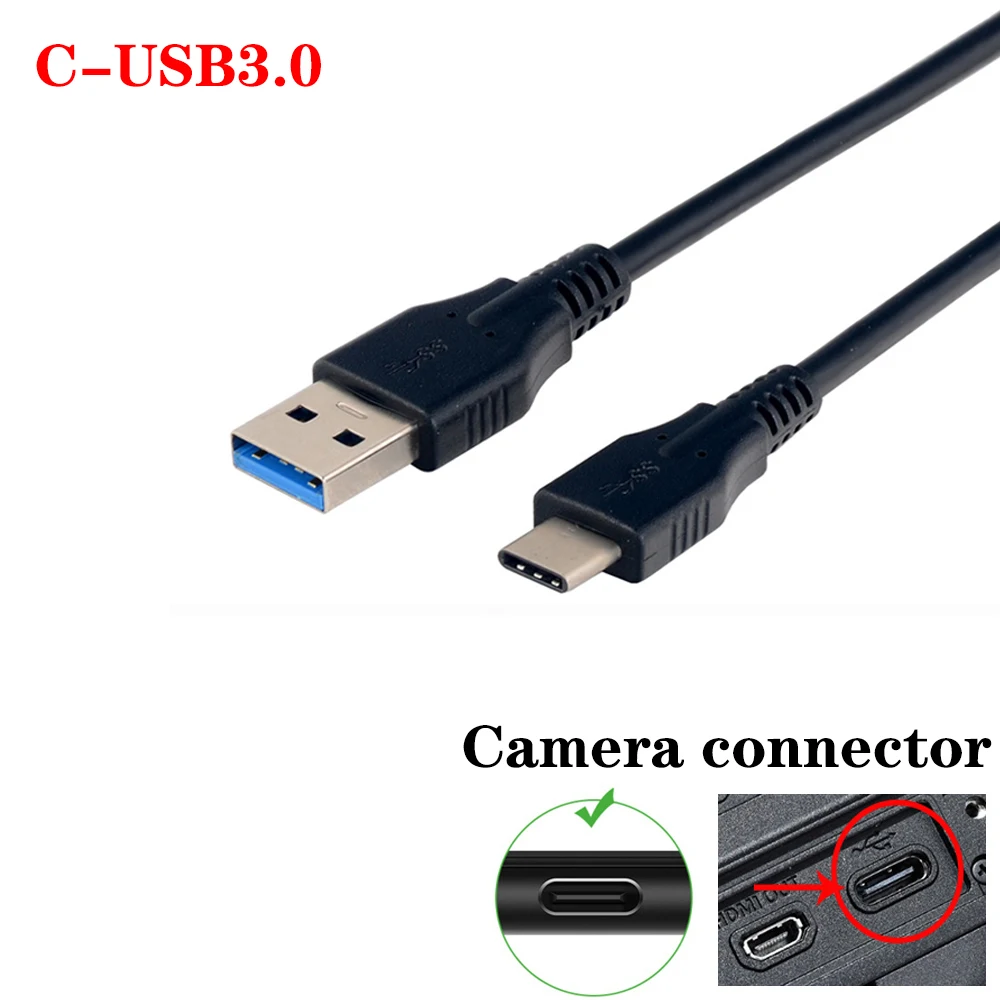 Applicable to TYPE C data cable Sony A1 A7S3 a7m4 ZV E10 A7C A7R3 M3 S3 ...