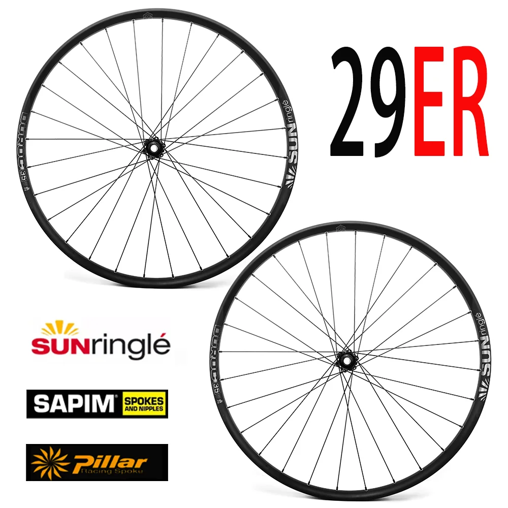 GOLDIX 29-inch, SUNRINGLE DU30/35 rims, new 310 ratchet hubs and SAPIM ...