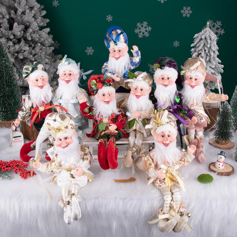2024-New-Christmas-Elves-Home-Christmas-Tree-Ornaments-Long-Nose-Cooker ...