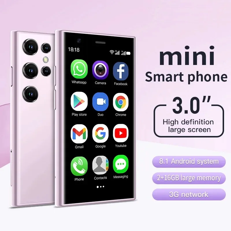Mini-tel-fono-inteligente-Android-8-1-de-3-0-pulgadas-2GB-de-RAM-16GB ...