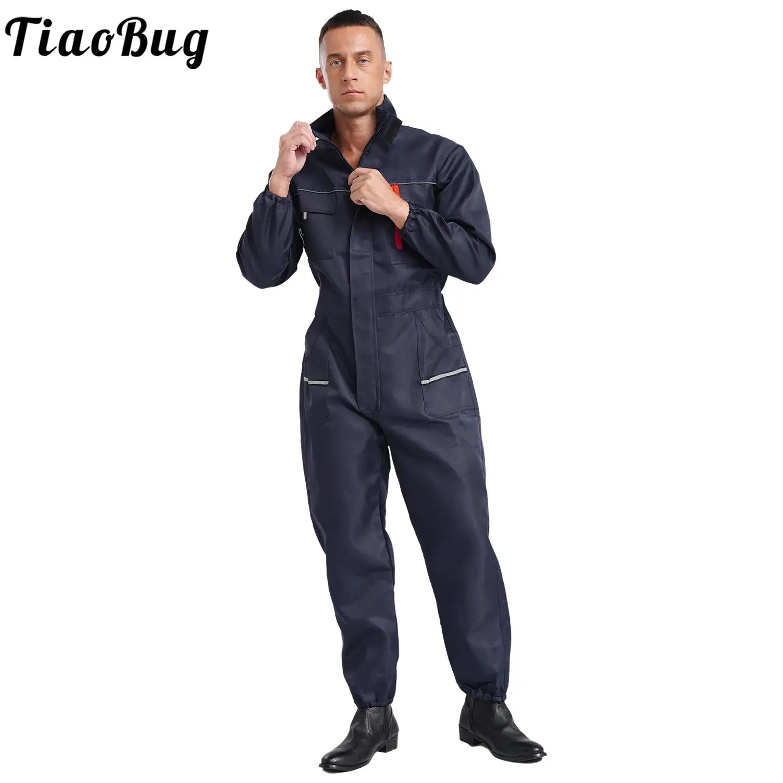Work-Overall-Uniforms-for-Mens-Working-Coveralls-Welding-Suit-Repair ...