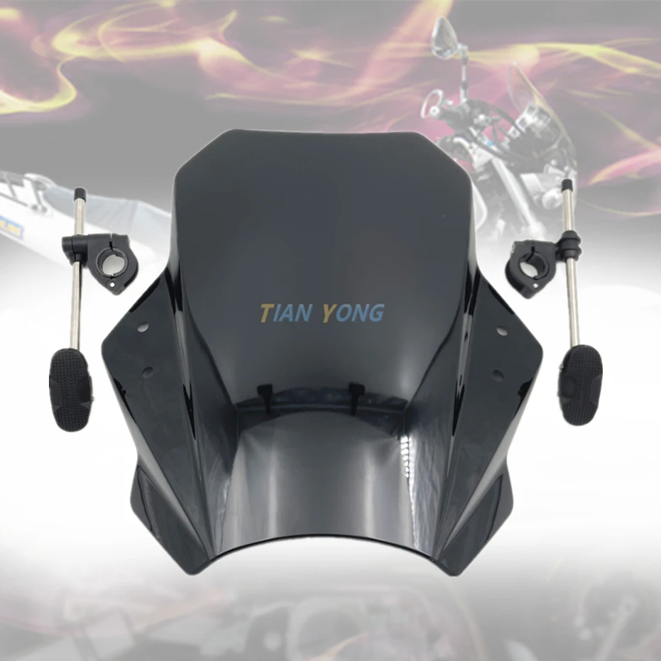 Moto Windscreen Up&Down Adjustable Universal Windshield Spoiler ...