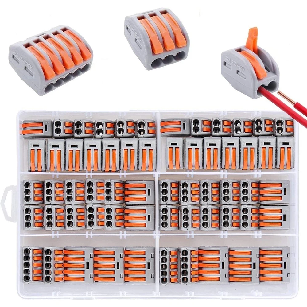 Conector-de-fio-de-porca-de-alavanca-el-trica-Quick-Push-Conector-de ...