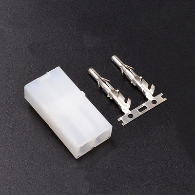10-100 Sets Tamiya 2 Pin Female Male L6.2 Connector 6.2mm Pitch Socket ...