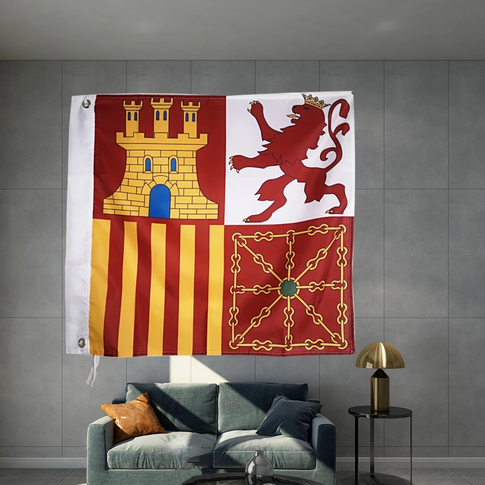 Naval-Jack-of-Spain-Flag-Custom-Banner-3X3FT-90X90CM-Banner-Graphic ...