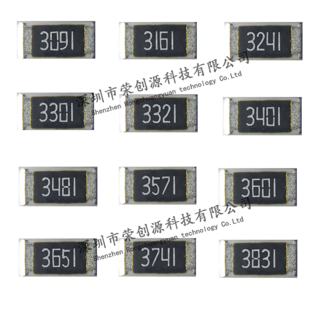 100pcs-lot-0805-smd-Chip-Resistor-1-3091-3161-3241-3301-3321-3401-3481 ...