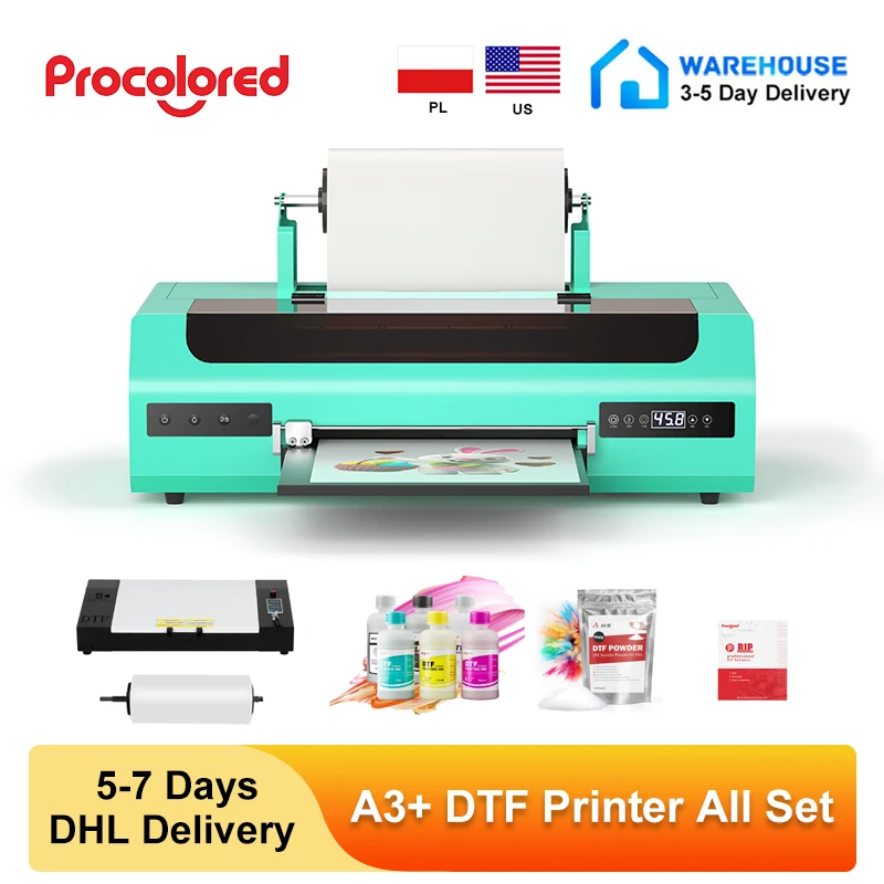 Procolored-DTF-Printer-L1800-R1390-A3-Direct-To-Film-Transfer-Printing-Machine-T-shirts-With ...