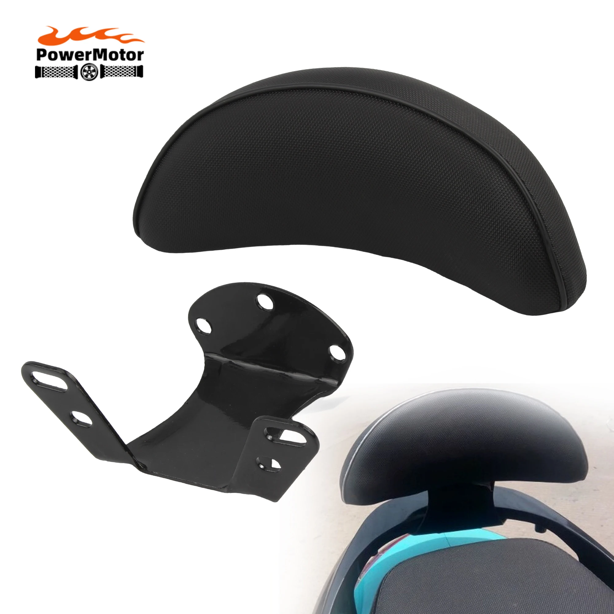 Universal-Motorcycle-Electric-Bike-Rear-Seat-Backrest-For-Motorbike ...