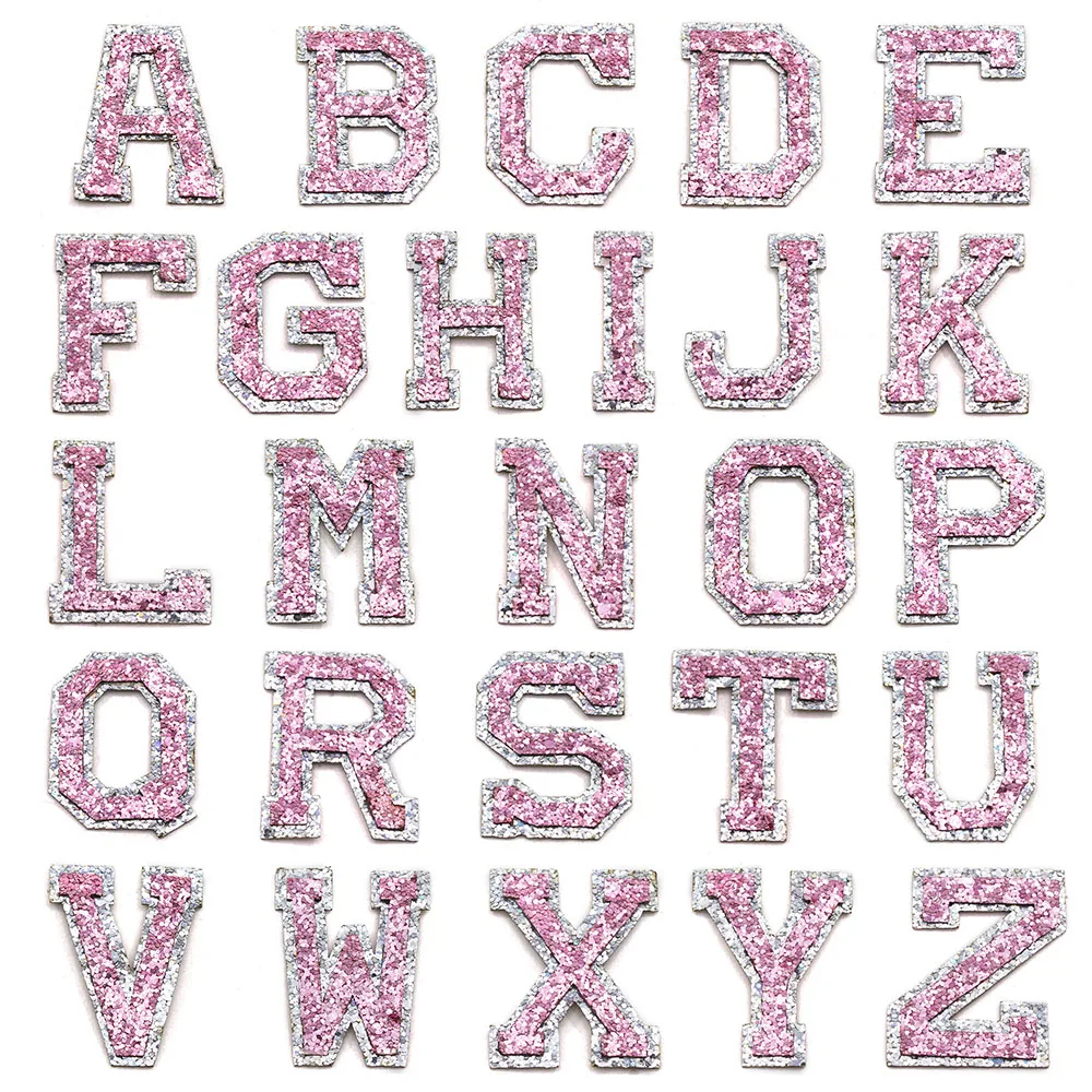 The Letter S In Pink Glitter