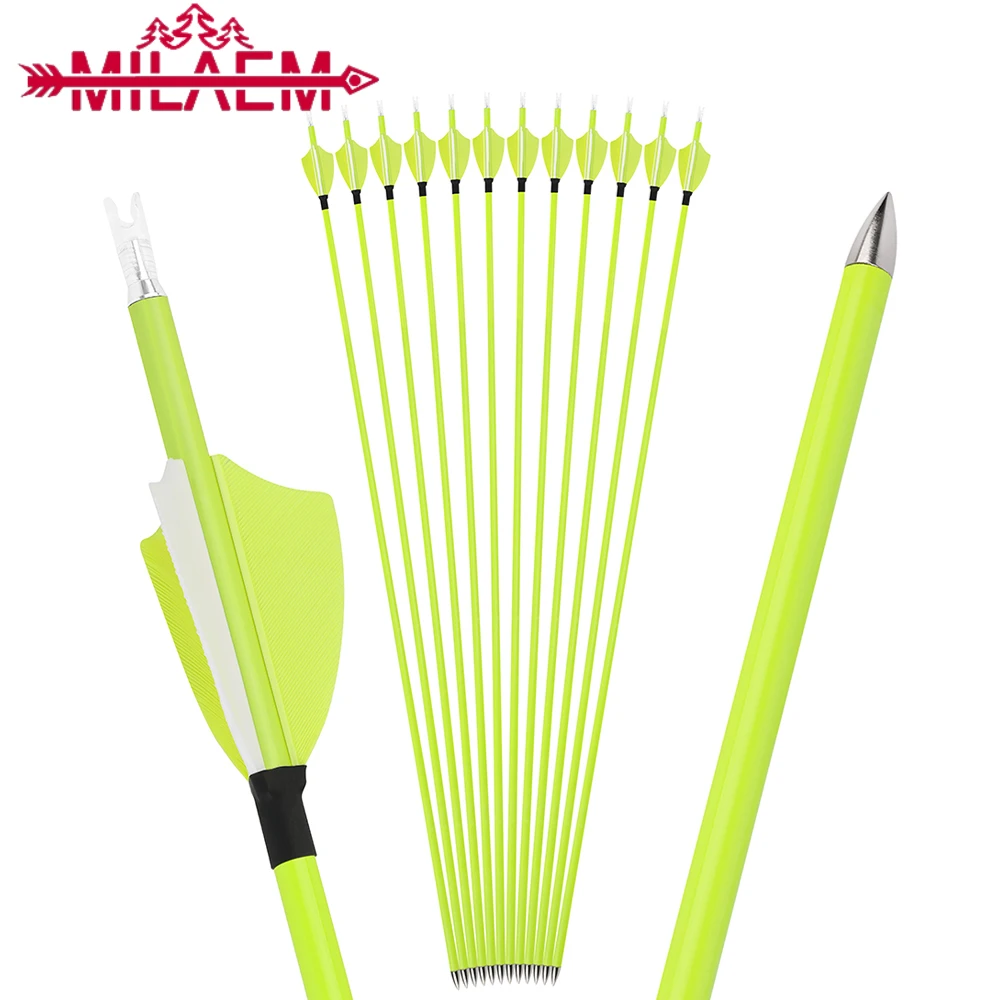 12pcs-31inch-Mix-Carbon-Arrow-Spine1500-Turkey-Rubber-Feather-Compound ...