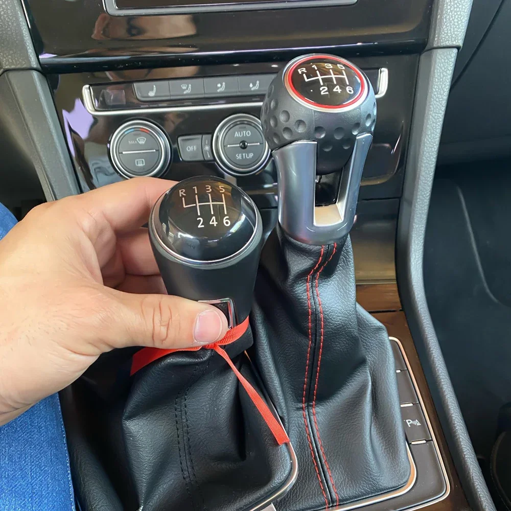 5-6-Speed-Manual-Gear-Shift-Knob-Lever-Gaiter-Boot-Frame-Kit-Cover-for ...