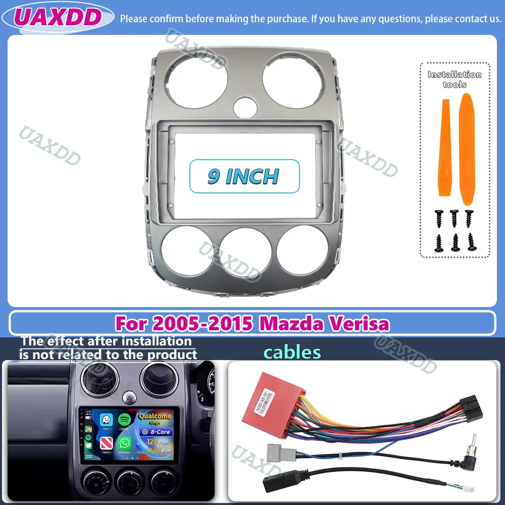 car MP5 radio Android frame video player dashboard multimedia For 2005 ...