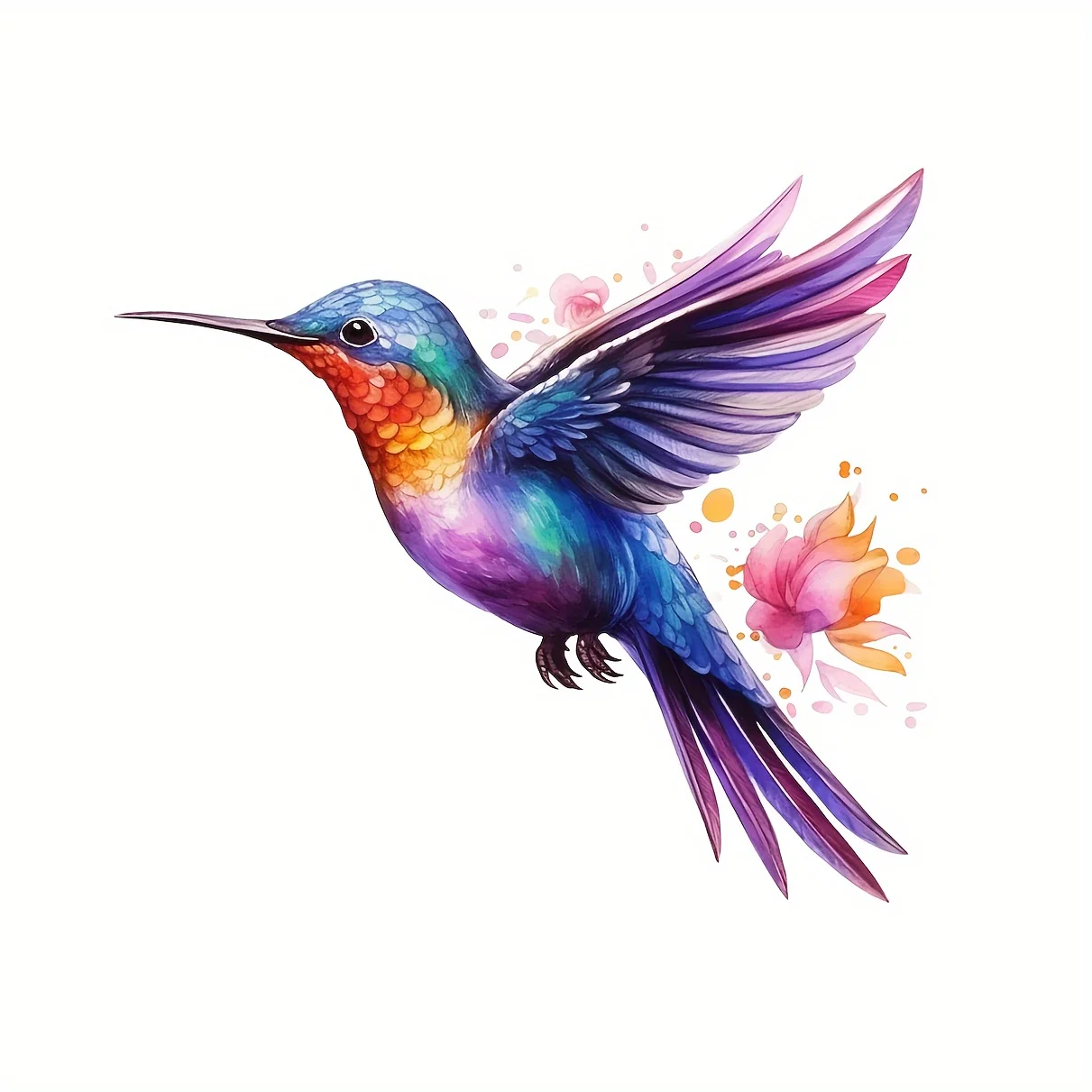 Durable-Hummingbird-Decals-Motorcycle-Car-Stickers-on-Window-Bumper ...