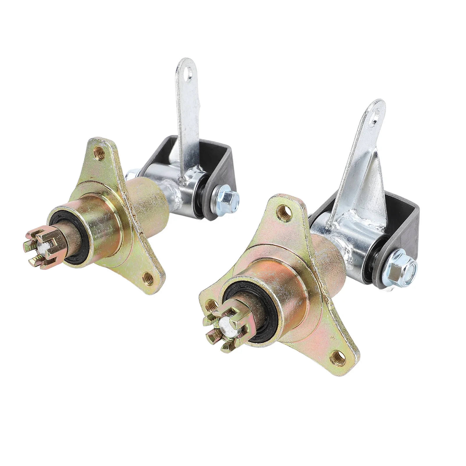 1 Pair ATV Wheel Spindle Bracket Set 3 Stud Front Wheel Hubs Wheel ...