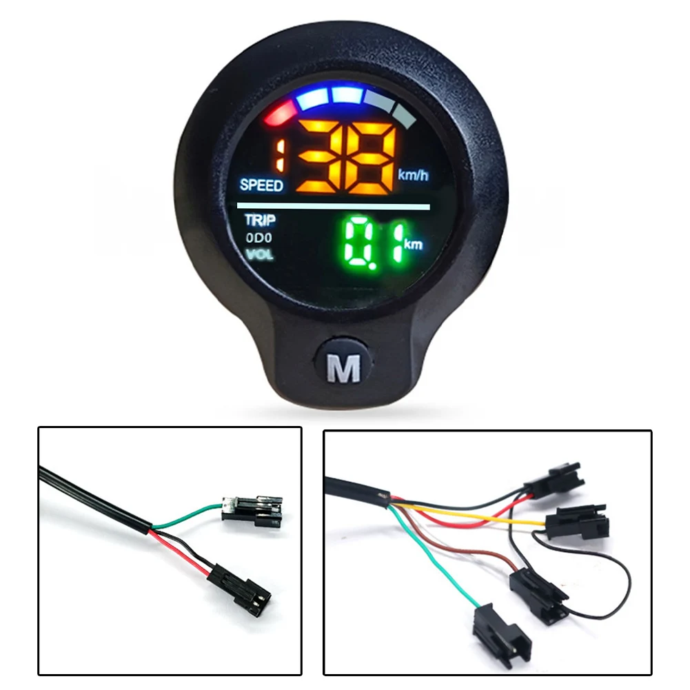 LED-Display-Speed-Meter-para-Scooter-El-trica-Ebike-Instrumento ...