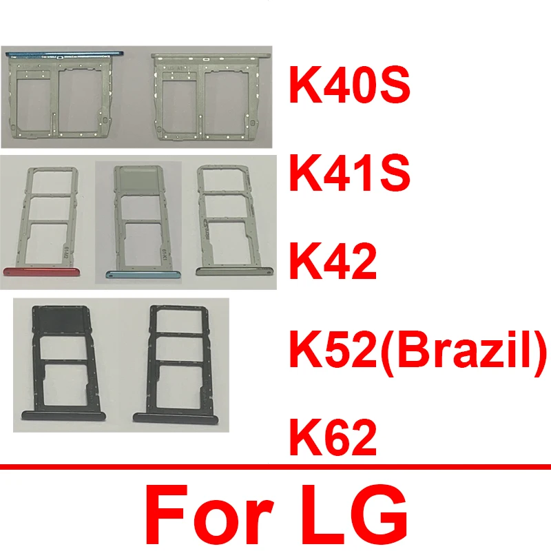 SIM-Card-Tray-Holder-For-LG-K40S-K41S-K42-K52-K62-SD-Card-Reader-Sim ...