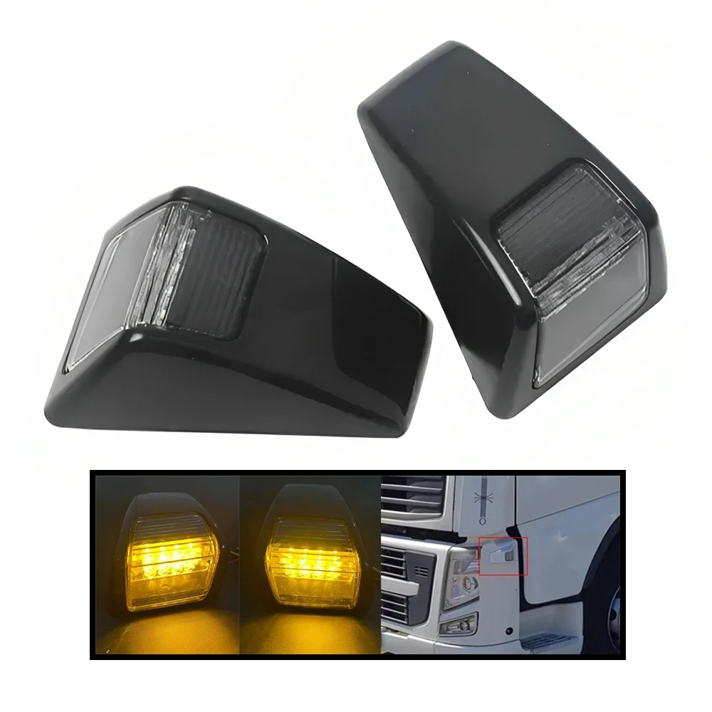 1-Pair-24V-LED-Corner-Lights-For-Volvo-FH-FH13-Truck-Turn-Signal ...