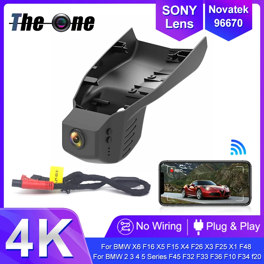 4K HD Wifi Car Dvr Dash Cam Camera For BMW X6 F16 X5 F15 X4 F26 X3 F25 ...