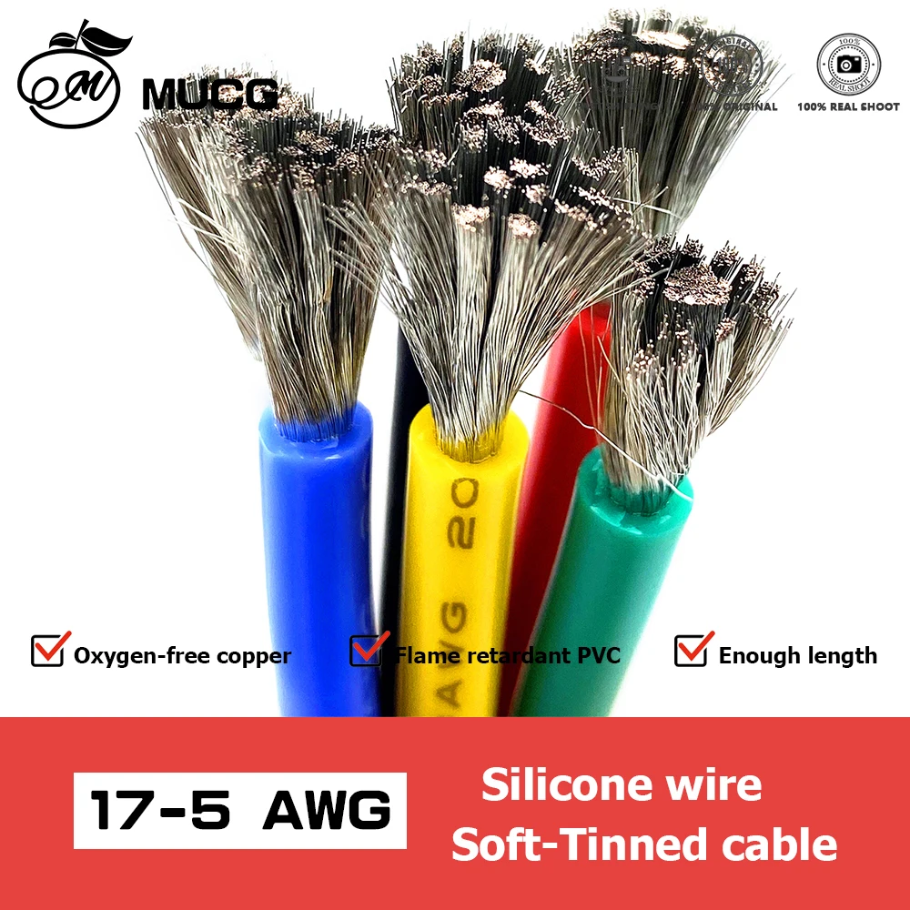 Silicone-Wire-Very-Soft-Electric-Cable-17-15-13-11-9-7-5-AWG-17awg ...
