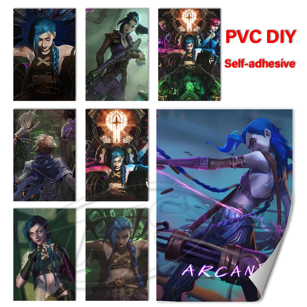PVC Print Wall Artwork League of Legends Poster Paintings DIY Mural ...