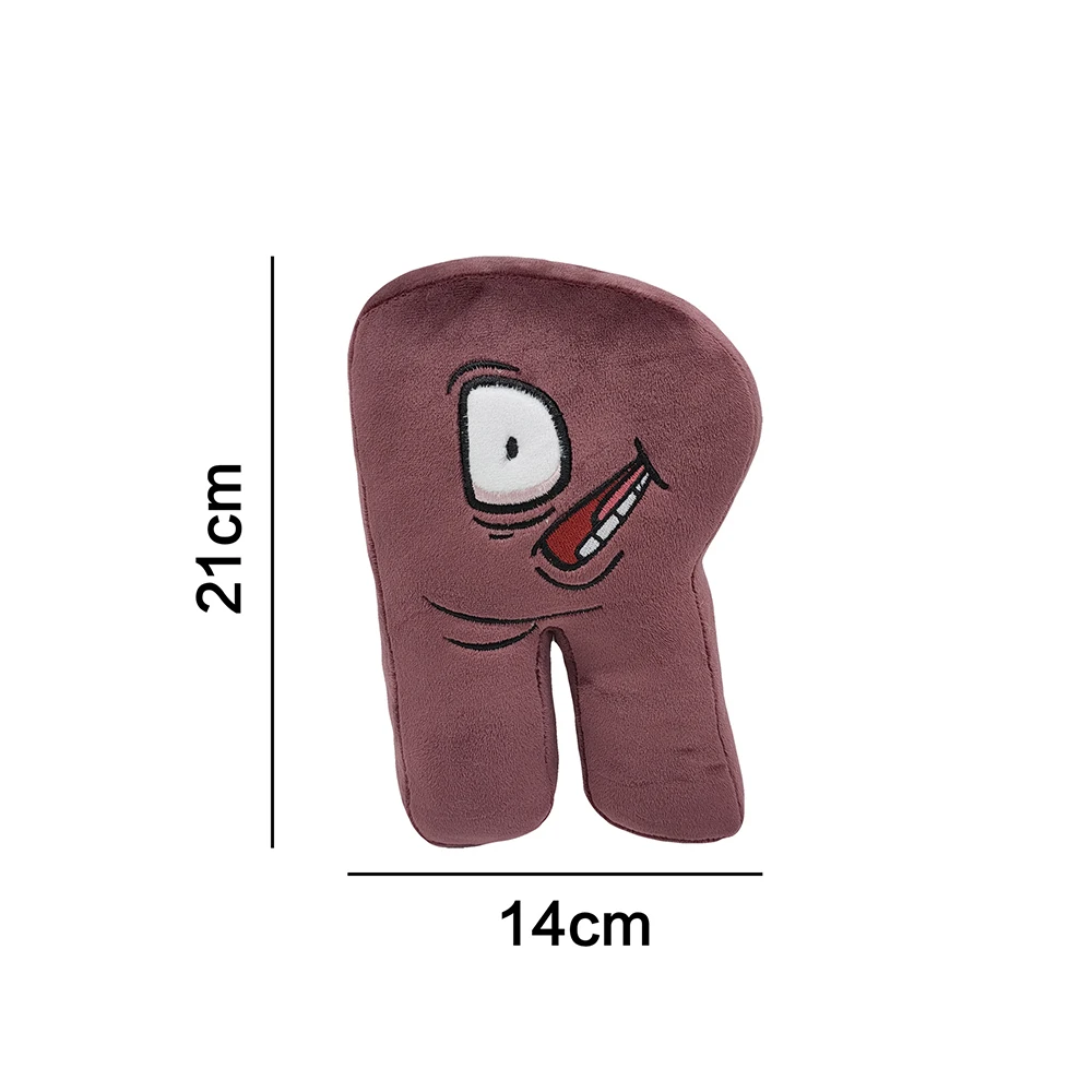 Juguetes de peluche con letras del alfabeto, muñecos de peluche con ...