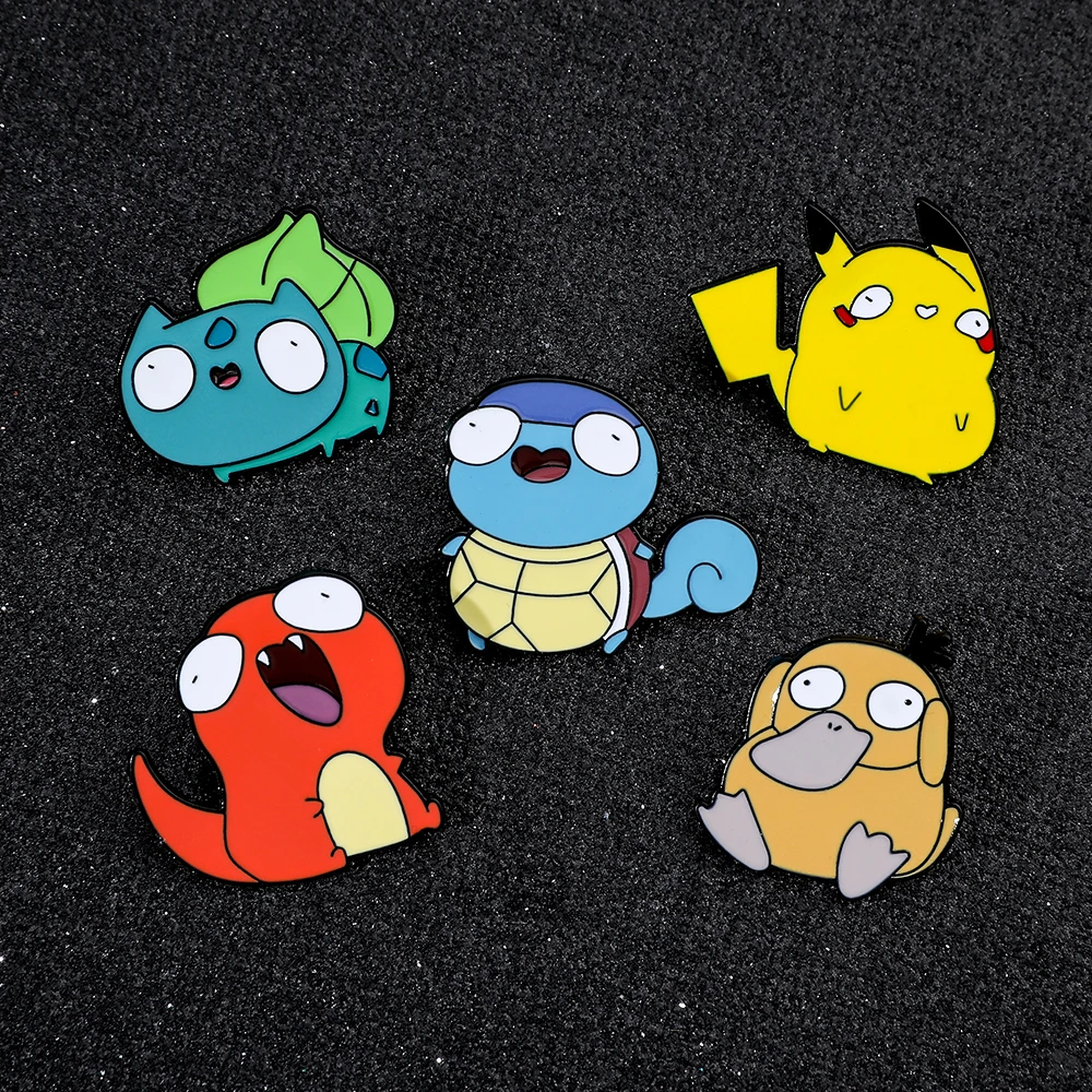 Pokemon-Anime-Figure-Pins-Cartoon-Characters-Pikachu-Bulbasaur ...