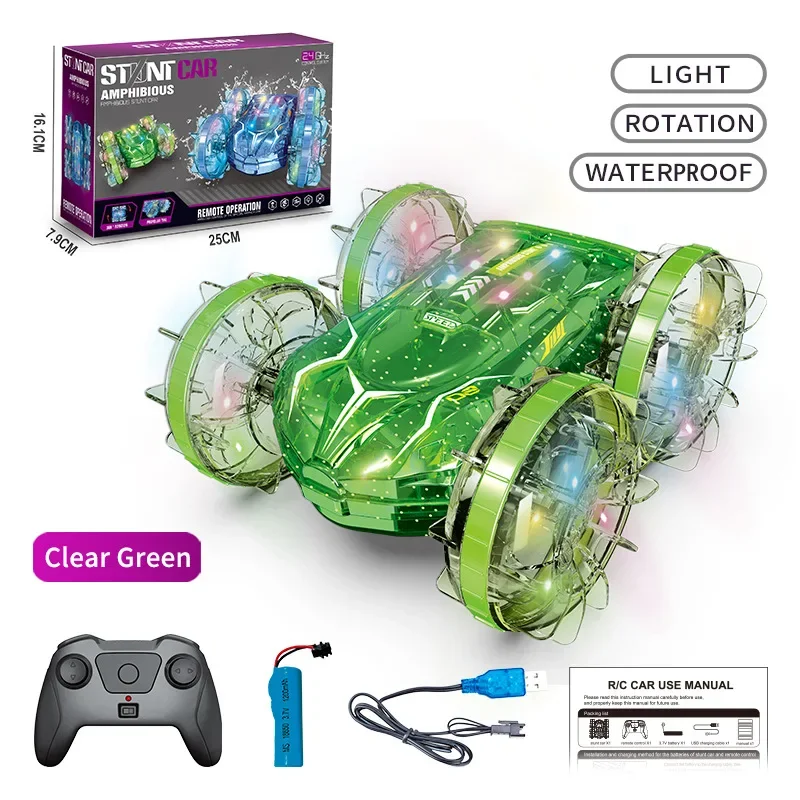 New-RC-Car-Dual-Remote-Control-Rc-Cars-Waterproof-Stunt-Car-Double-Side ...