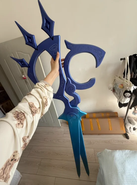 188 cm Spiel LOL Gwen Cosplay Prop Holzschere Nachbildung von Waffen ...