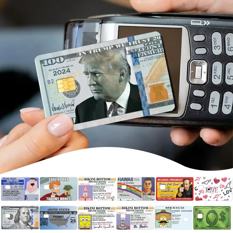 50PCS-Card-Skin-Sticker-for-EBT-Transportation-Key-Credit-Debit-Card ...