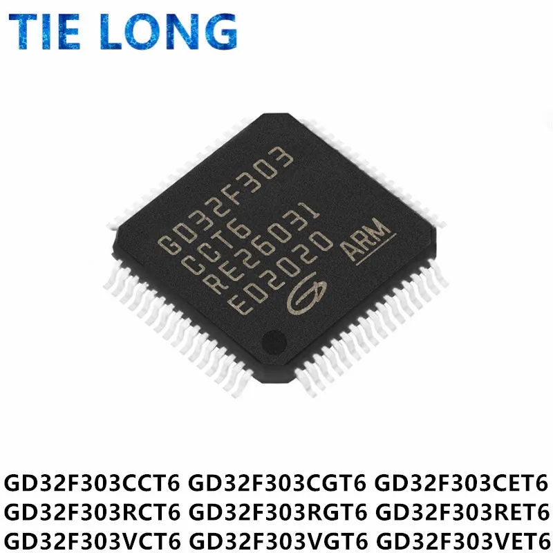 (1piece) GD32F303CCT6 GD32F303CGT6 GD32F303CET6 GD32F303RCT6 GD32F303RGT6 GD32F303RET6 ...