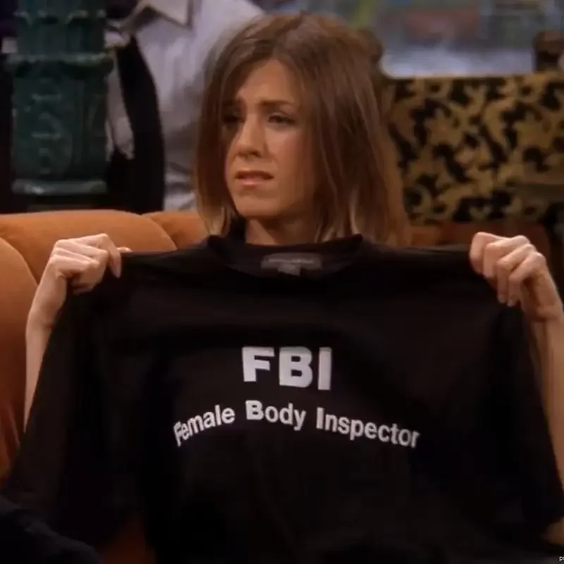 Friends-Rachel-FBI-Female-Body-Inspector-Feminist-Print-Men-s-and-Women ...