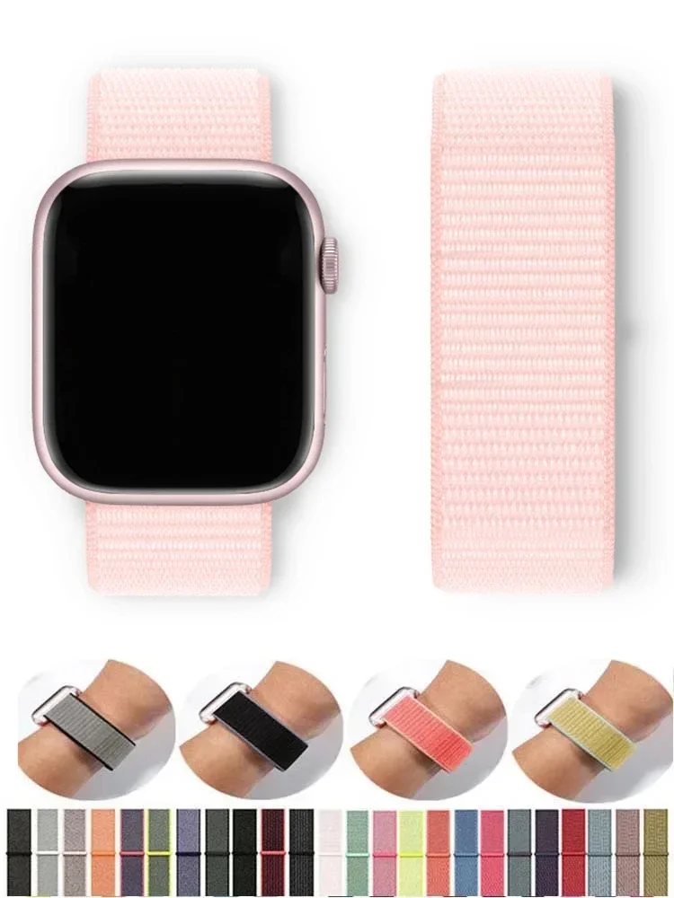 Nylon-loop-For-Apple-Watch-Band-Ultra-2-49mm-44mm-40mm-45mm-41mm-Sport ...