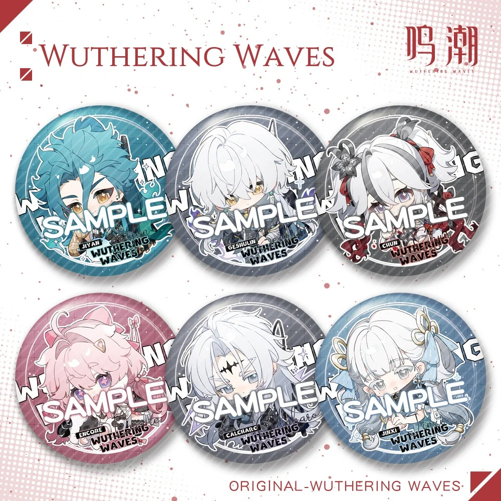 New-Wuthering-Waves-Game-Laser-Matte-Badge-Camellya-Geshulin-Scar ...