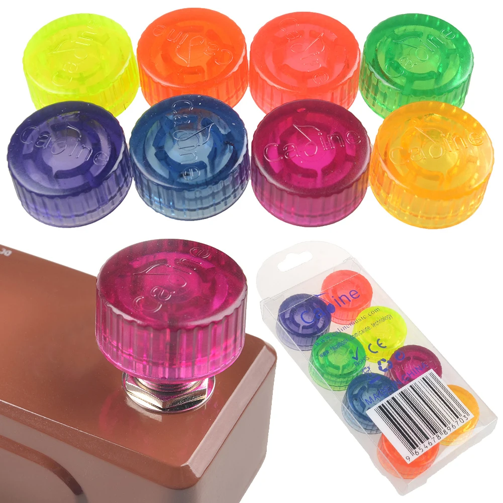 8Pcs-Guitar-Pedal-Stomp-Knobs-Multi-Color-Guitar-Effect-Footswitch ...
