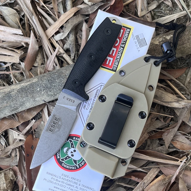 ESEE-3P-Rowen-cuchillo-t-ctico-para-exteriores-hoja-plana-lavada-con ...