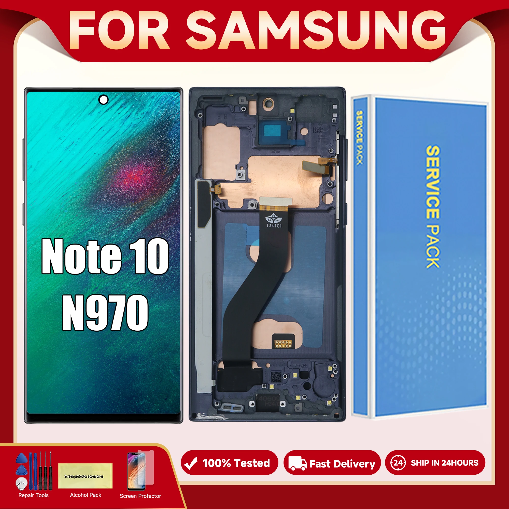 Note10-New-TFT-For-Samsung-Galaxy-Note-10-N970-N970F-Display-Touch-Screen-Digitizer-Replace ...