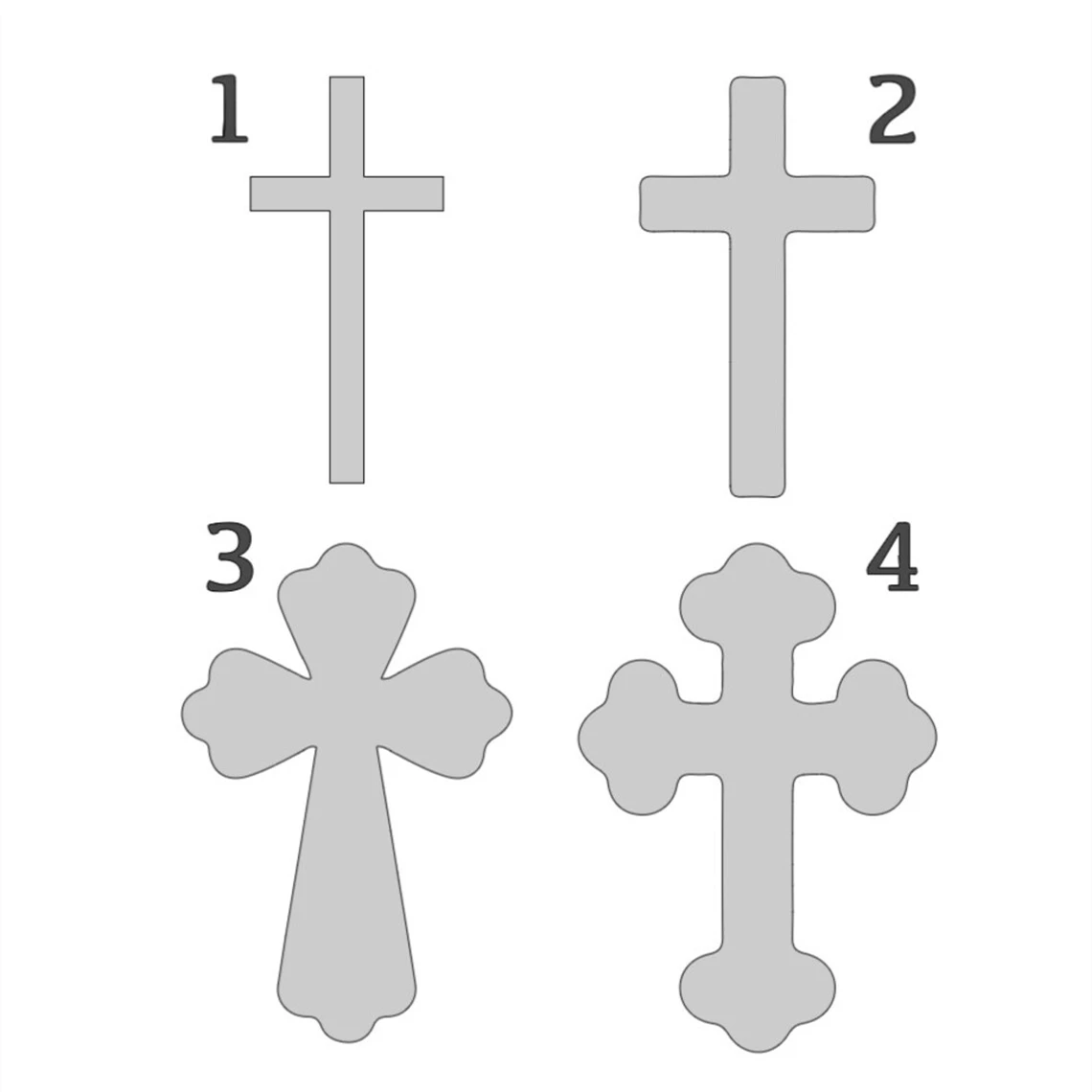 Baptism Cross Template