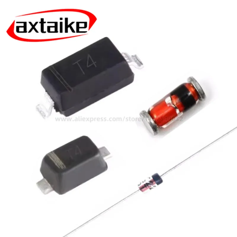100PCS-IN4148-1N4148-DO-35-LL4148-LL-34-1206-1N4148W-T4-SOD-123 ...