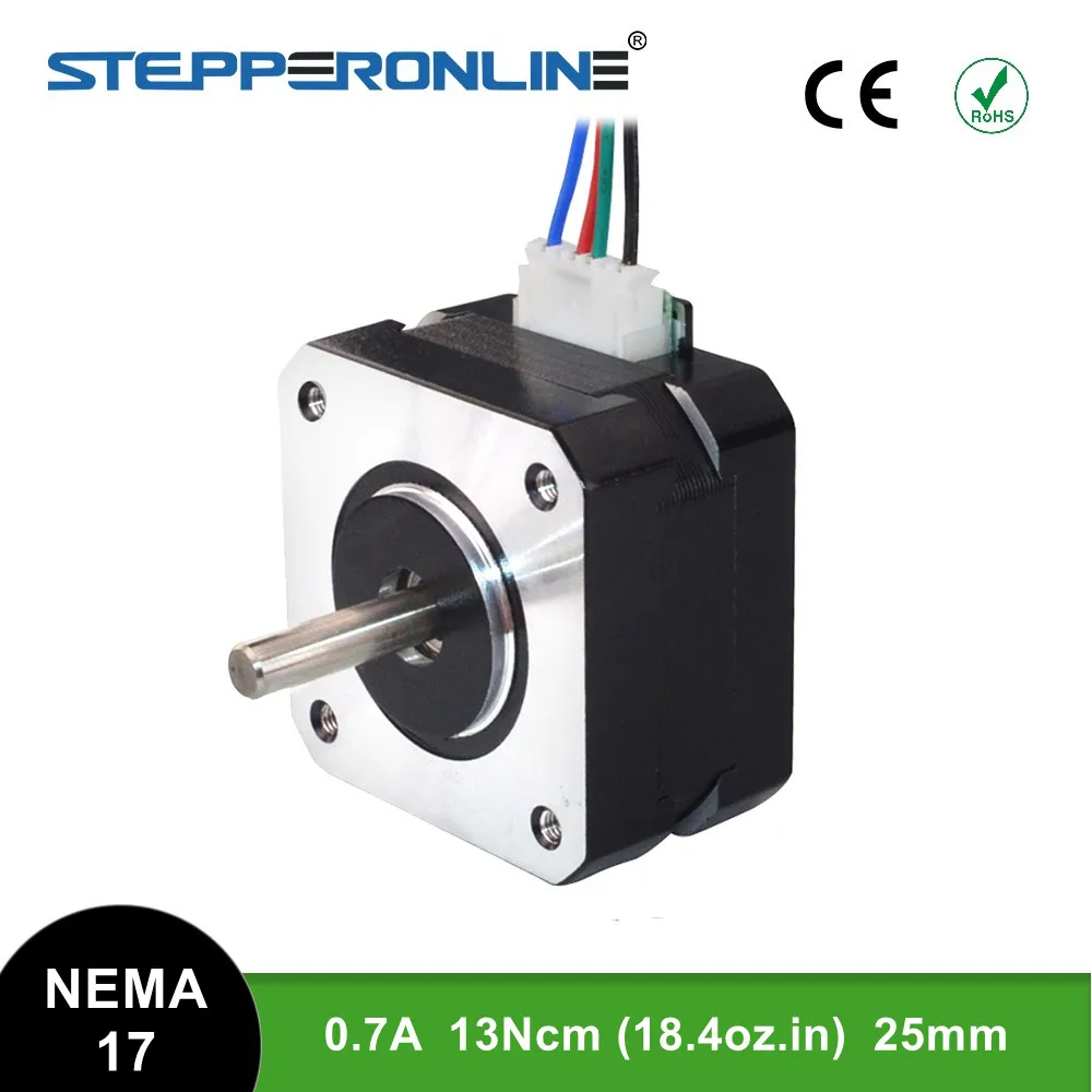 4-lead Nema 17 Stepper Motor 42 Motor Nema17 Step Motor 0.7a 25mm 13ncm ...