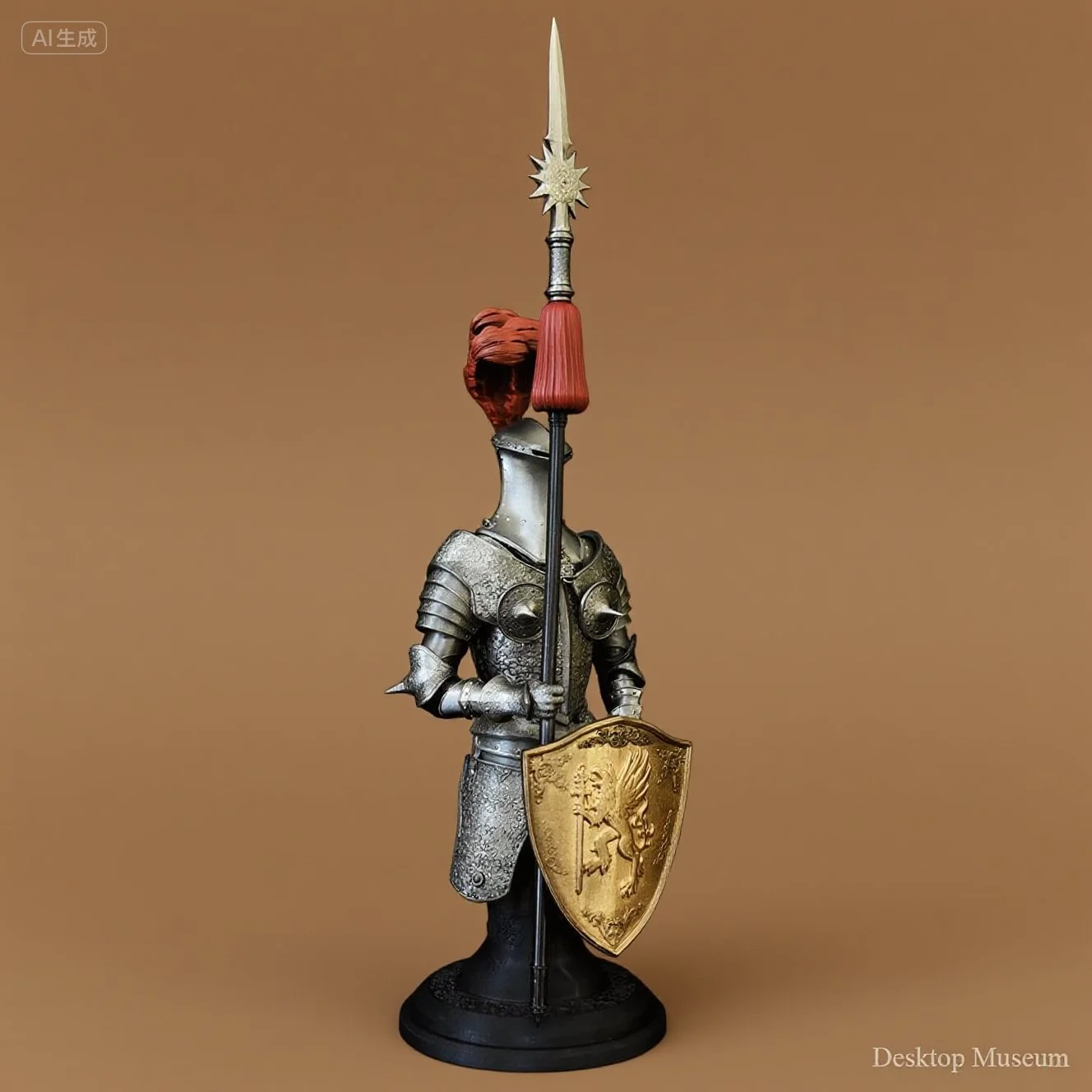 Desktop Decoration Home Decor European Knight 300MM LTCP-413 ...