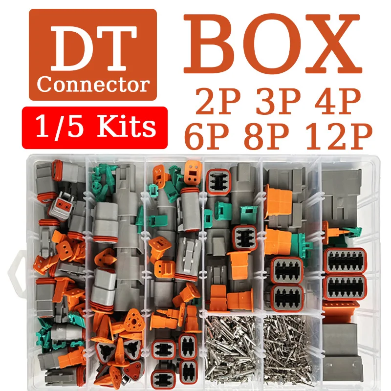 Kit-de-conector-de-cable-impermeable-enchufe-sellado-automotriz-con-caja-de-pines-serie-Deutsch ...