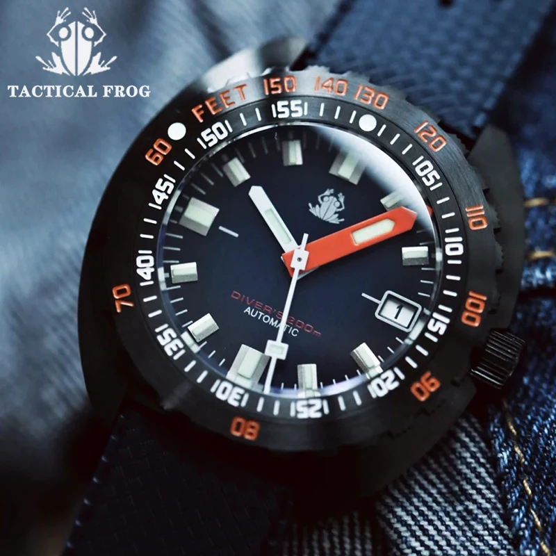 Tactical-Frog-PVD-SUB-300T-Diver-Men-Watches-NH35-Automatic-Mechanical ...