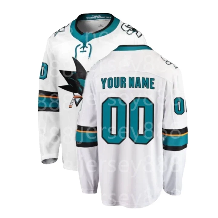 Camiseta de hockey sobre hielo personalizada de San José para hombre n ...