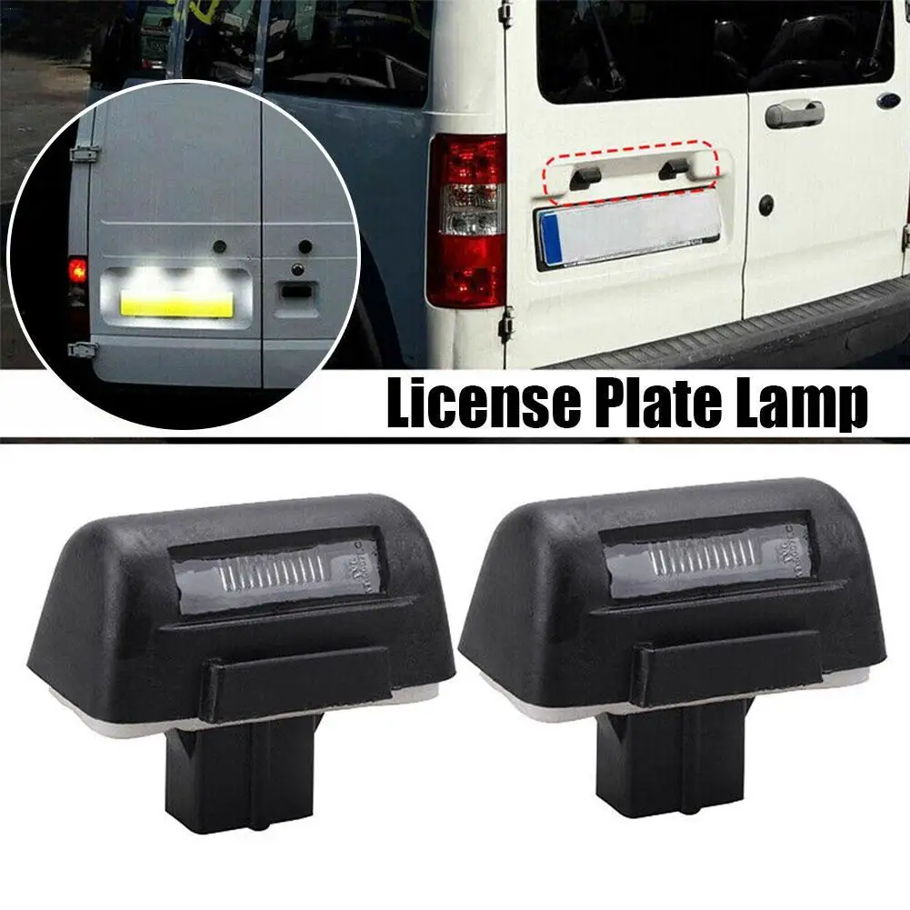 2Pcs License Number Plate Light For Ford Transit MK4 MK5 MK6 MK7 1985 ...